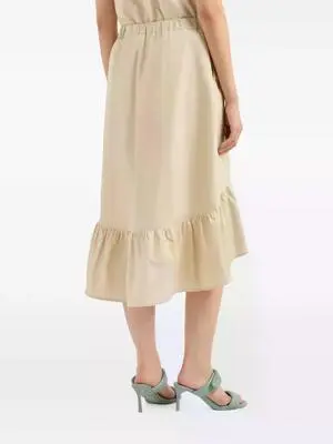 Armani Exchange Ruffled Asymmetric Skirt