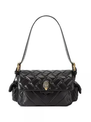 Kurt Geiger Eagle-motif Quilted Shoulder Bag - Black