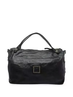 CAMPOMAGGI Stud-embellished Leather Tote Bag