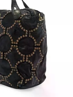 CAMPOMAGGI Stud-embellished Leather Tote Bag