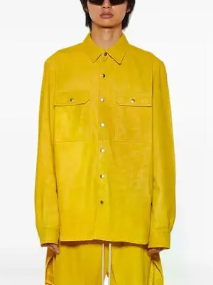 Rick Owens Leather Overshirt