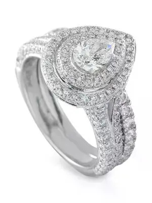 NEIL LANE Double-halo Diamond Ring