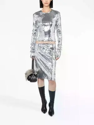 16Arlington Tanith Sequin-embellished Top