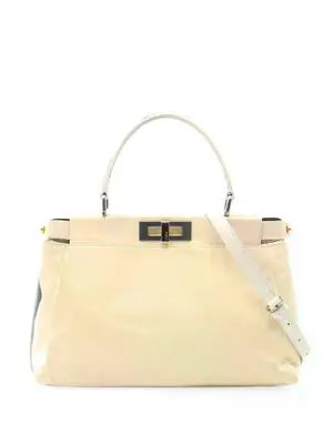Fendi 2000s Peekaboo Handbag - Neutrals