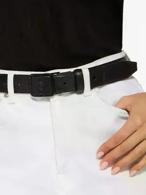 Kurt Geiger Crystal-embellished Eagle Head Belt