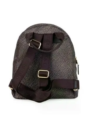 Borbonese B-club Op-print Front-zip Backpack