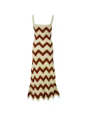 Escvdo Marea Hand-crocheted Maxi Dress