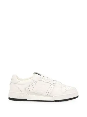 Fendi Match Leather Sneakers - White