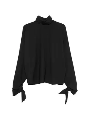 Emporio Armani Crepe Blouse - Black