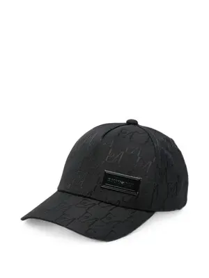 Emporio Armani Logo Baseball Cap - Black