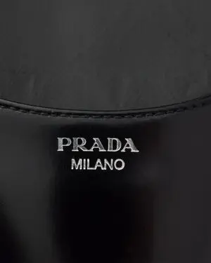 Prada Brushed Leather Slingback Pumps