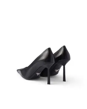 Prada Leather Pointed Toe High Heel Pumps