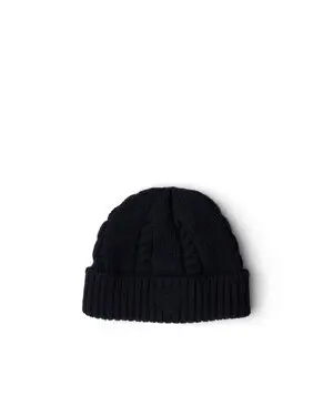 Prada Wool Beanie - Navy