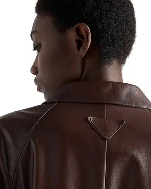 Prada Leather Coat