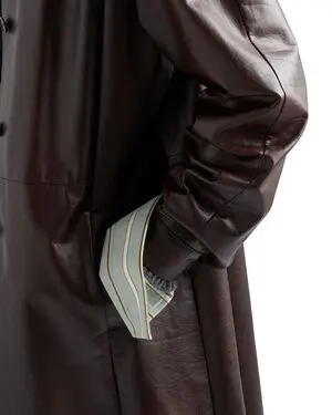 Prada Leather Coat