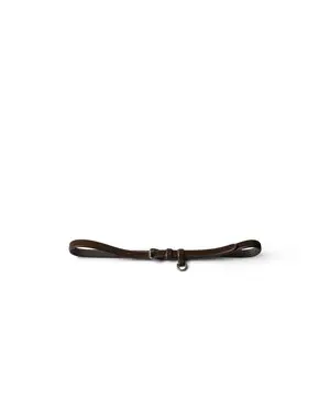 Prada Suede Belt - Dark Brown