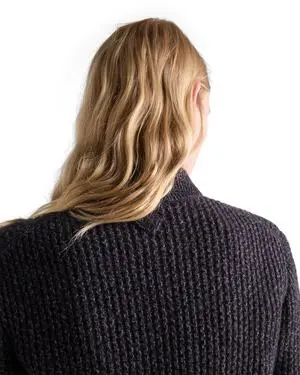 Prada Short-sleeved Wool And Mouliné Cashmere Polo Sweater
