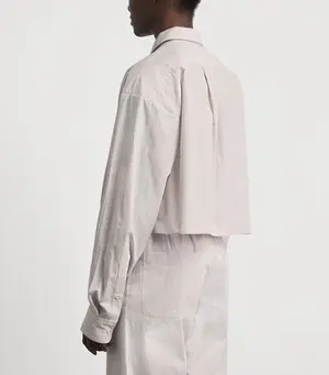 Eterne Cotton Cropped Ludo Shirt