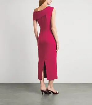 Roland Mouret Asymmetric Midi Dress