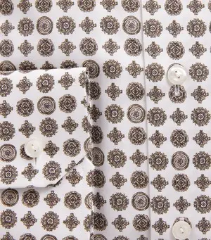 Eton Signature Twill Geometric Shirt
