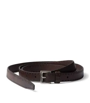 Prada Antiqued Leather Belt