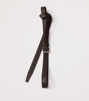 Prada Antiqued Leather Belt