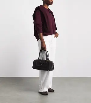 ANINE BING Cashmere Lee Polo Sweater