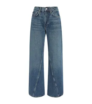 ANINE BING Twisted-seam Brie Jeans