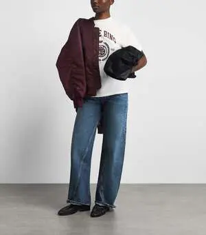 ANINE BING Twisted-seam Brie Jeans