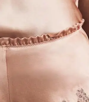 Carine Gilson Silk Cérès Pyjama Shorts