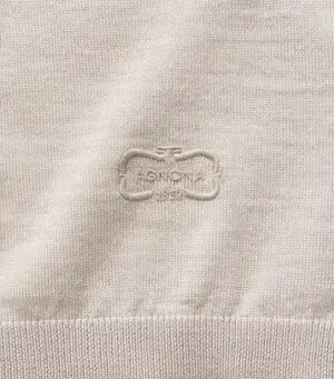 Agnona Wool-silk-cashmere Scoop-neck Sweater