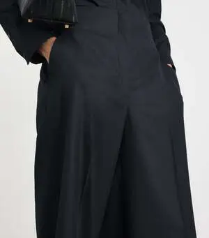 Lafayette 148 New York Thames Linen Wide-leg Trousers