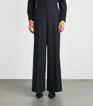 Lafayette 148 New York Thames Linen Wide-leg Trousers