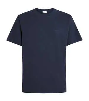 Frescobol Carioca Cotton-linen Dinis T-shirt - Navy