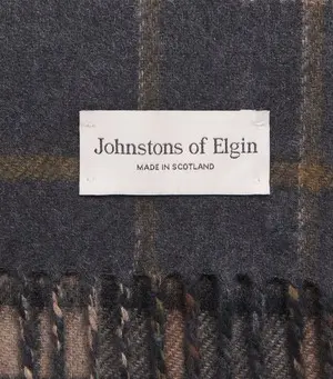 Johnstons Of Elgin Cashmere Double-face Scarf