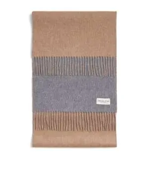 Johnstons Of Elgin Cashmere Double-face Scarf