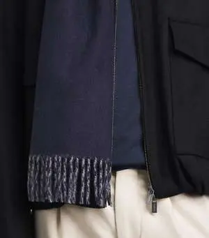 Johnstons Of Elgin Cashmere Double-face Scarf