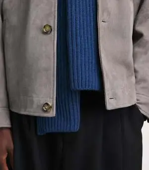 Johnstons Of Elgin Cashmere Lovat Ribbed Scarf