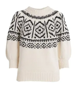 Altuzarra Geometric Jacquard Knit Sweater