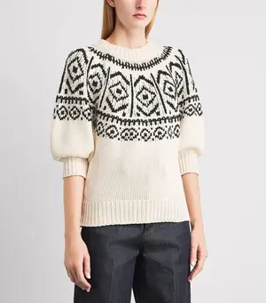 Altuzarra Geometric Jacquard Knit Sweater