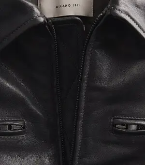 VALSTAR Biker Grained Leather Jacket