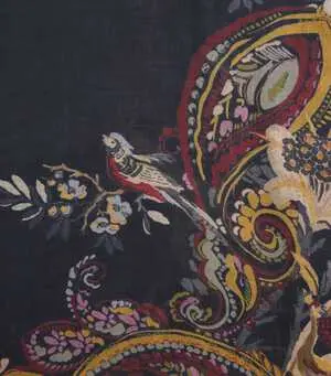 Etro Leopard And Paisley Print Scarf