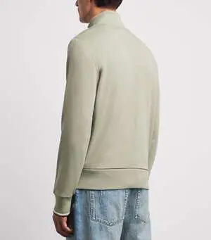 Fred Perry Cotton Half-zip Sweatshirt - Green