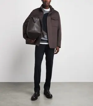 Herno Virgin Wool-cashmere Field Jacket