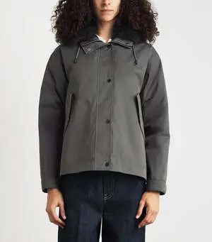 YVES SALOMON Down Fur-trim Technical Parka Coat