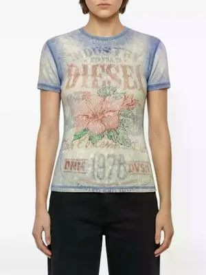 DIESEL® Floral-print T-shirt