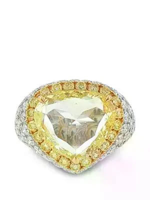 HYT JEWELRY Cocktail Diamond Cocktail Ring - Silver