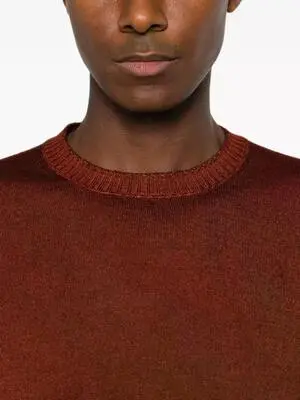 FAY Round-neck Sweater - Red