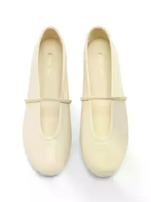 Miu Miu Logo-embossed Ballet Flats