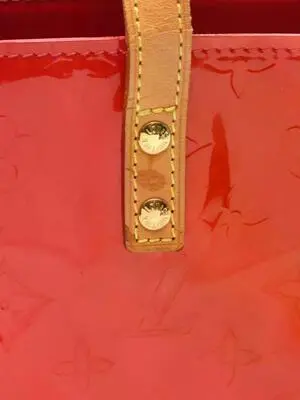 LOUIS VUITTON 2002 Pm Vernis Lead Monogram Handbag